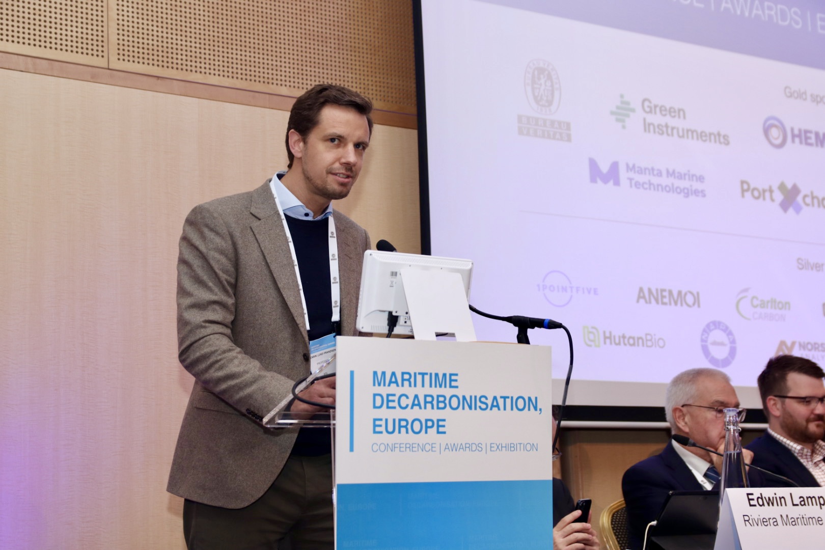 DTU presents AMON at Maritime Decarbonisation, Europe: Conference, Awards & Exhibition 2024 - Amon